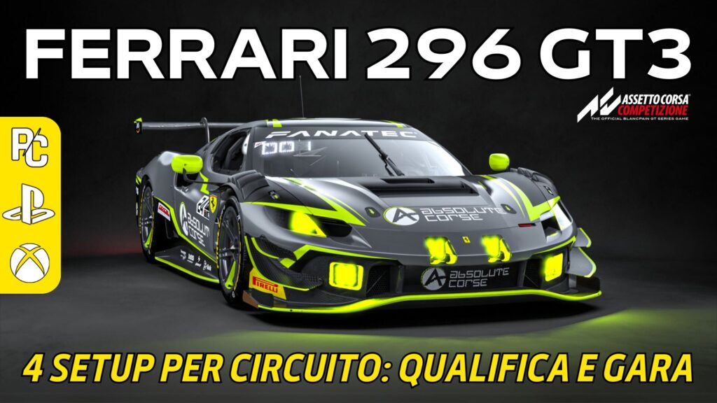 Setup ACC Pack: Assetti per ogni Pista e Vettura