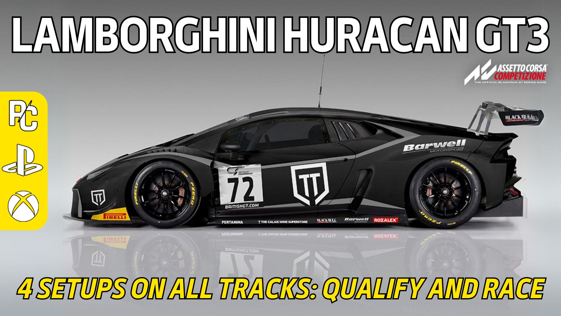 Packs Setup ACC - ENG - Università del Sim Racing