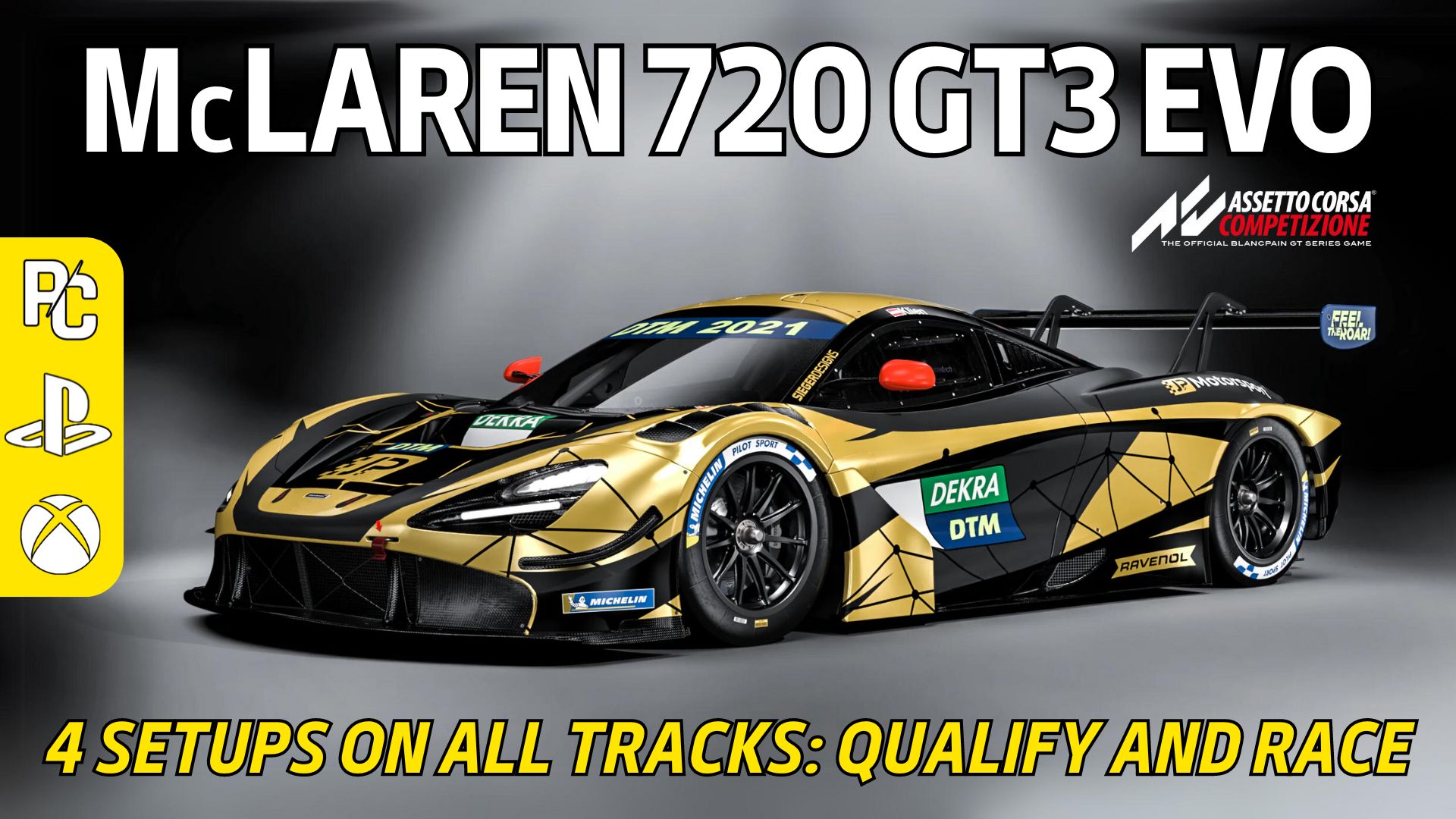 Packs Setup ACC - ENG - Università del Sim Racing
