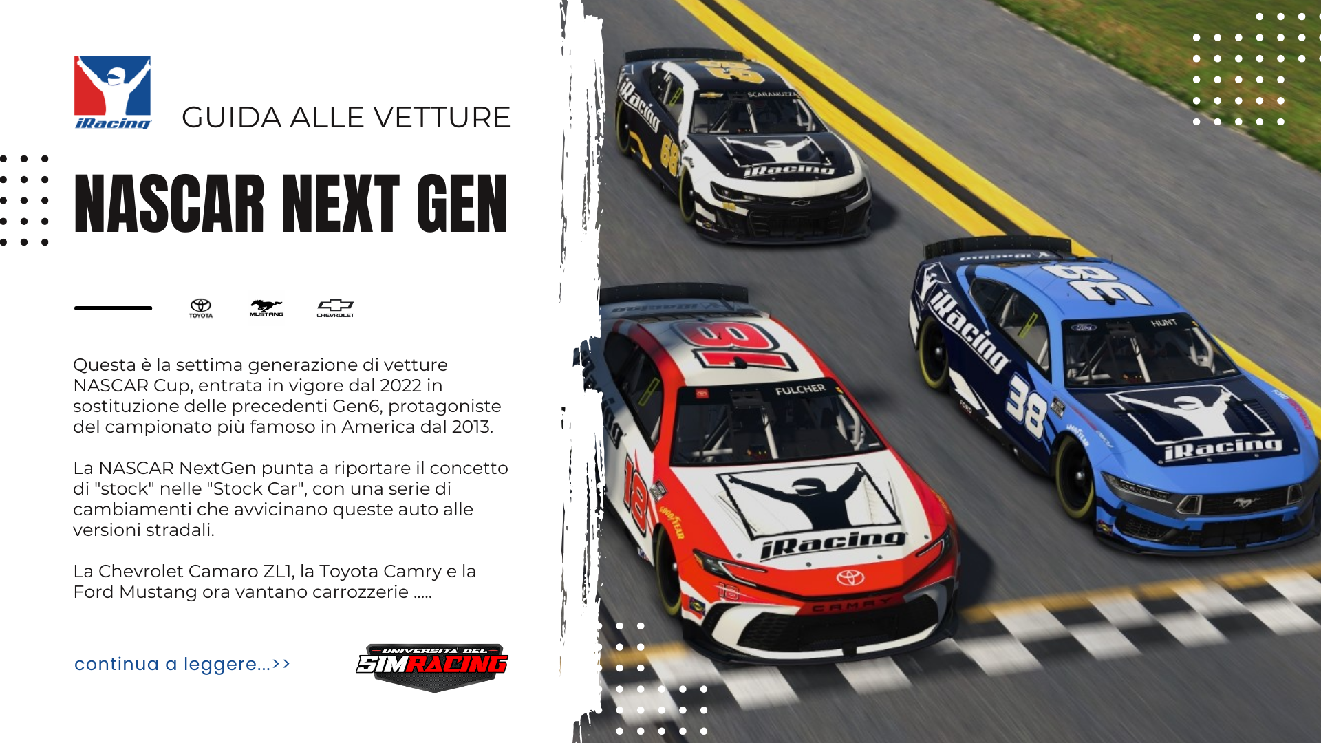 NASCAR NextGen su iRacing: La Guida per Iniziare